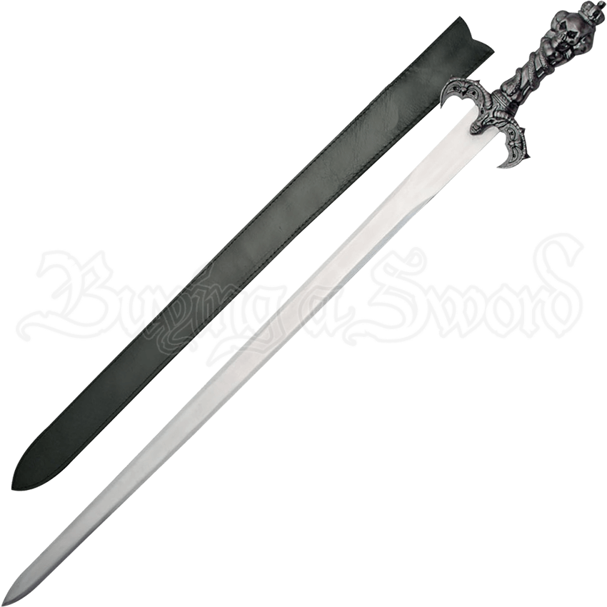 Skull King Long Sword - ZS-900203 by Medieval Swords, Functional Swords ...