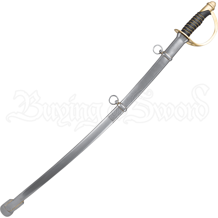 American Cavalry Officer's Steel Sword with Scabbard - HW-700843 by ...