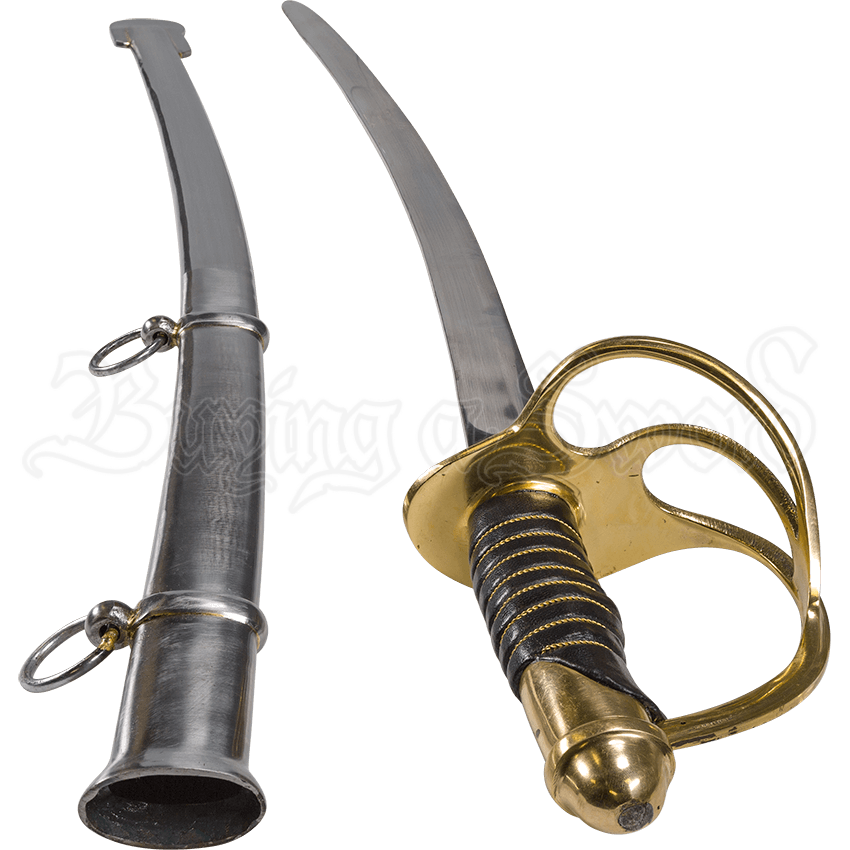 American Cavalry Officer's Steel Sword with Scabbard - HW-700843 by ...