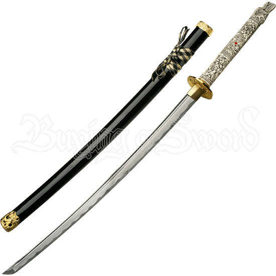 Serpent Dragon Katana - MC-C-41HM by Medieval Swords, Functional Swords ...