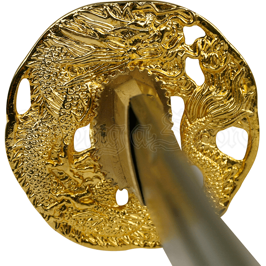 Golden Dragon Katana - MC-JL-003HM by Medieval Swords, Functional ...