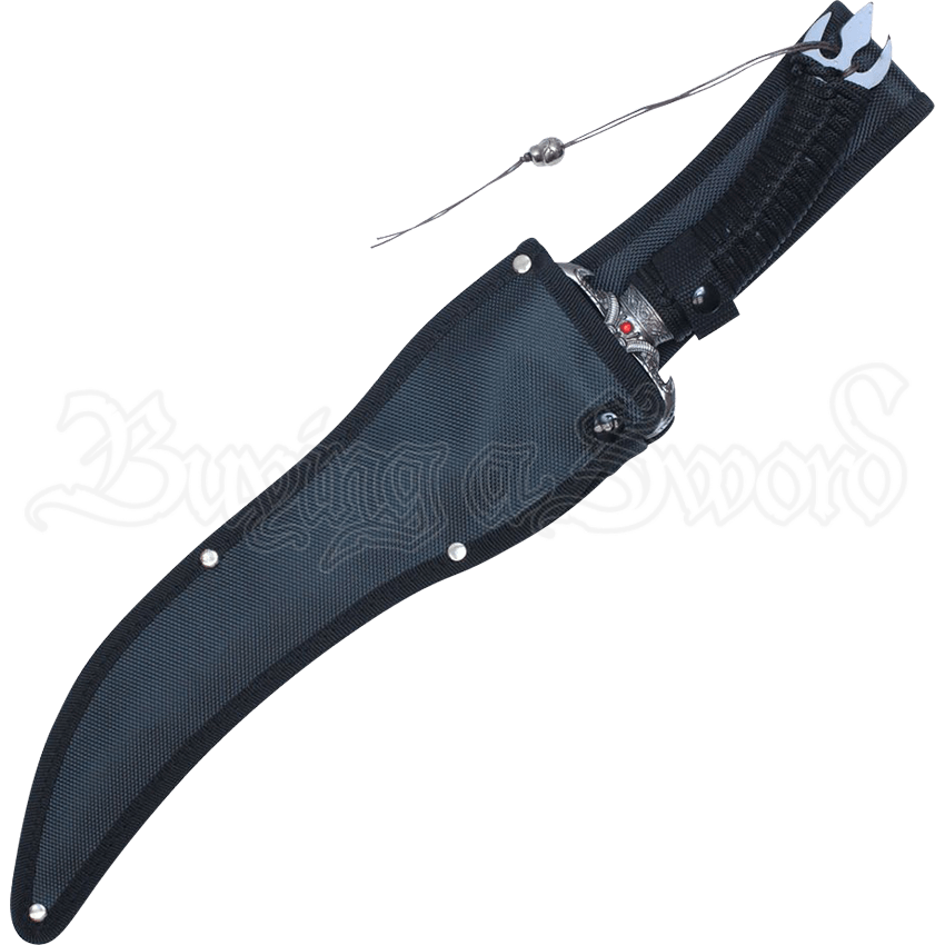 Horned Demon Fantasy Scimitar - NP-HWT41BK by Medieval Swords ...