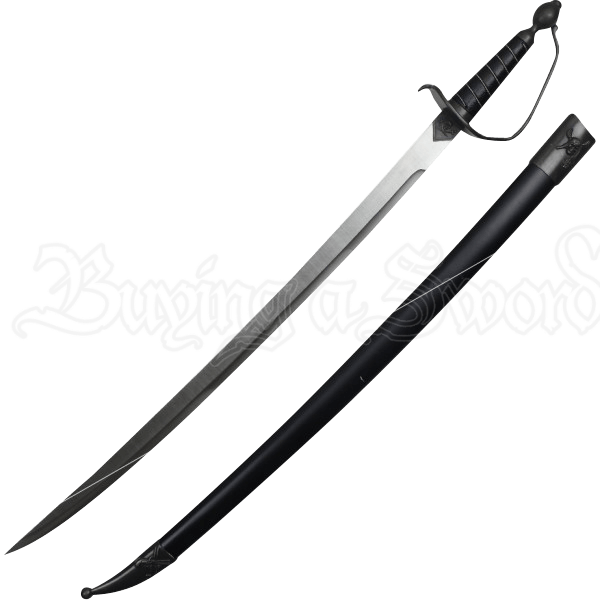 Black Hilt Pirate Sword with Scabbard - NP-L-5548 by Medieval Swords ...