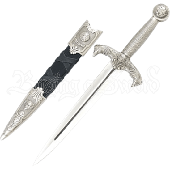 Silver King Arthur Dagger - NP-H-863 by Medieval Swords, Functional ...
