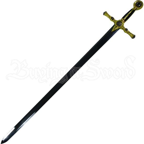 Green Masonic Longsword - NP-K-4915-GN-G by Medieval Swords, Functional ...