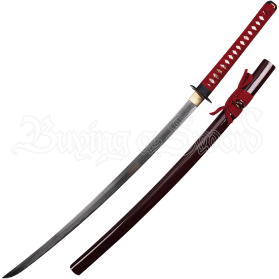 Red Shadow Warrior Samurai Sword - NP-F-910-RD by Medieval Swords ...