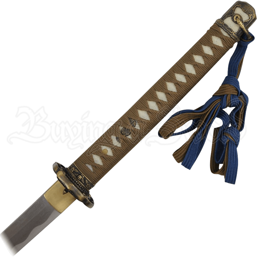 Brown Hilt Flower Tsuba Katana - NP-F-923 by Medieval Swords ...