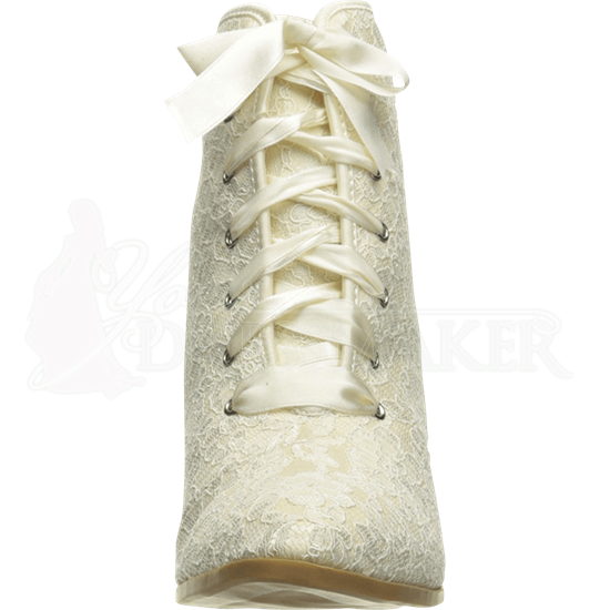 Elizabethan Lace Ankle Boots - FW1119 by Medieval and Renaissance ...