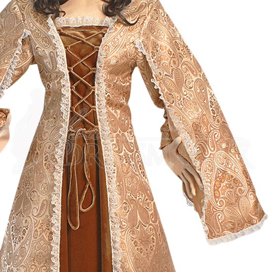 Open Sleeves Renaissance Gown - MCI-440 by Medieval and Renaissance ...