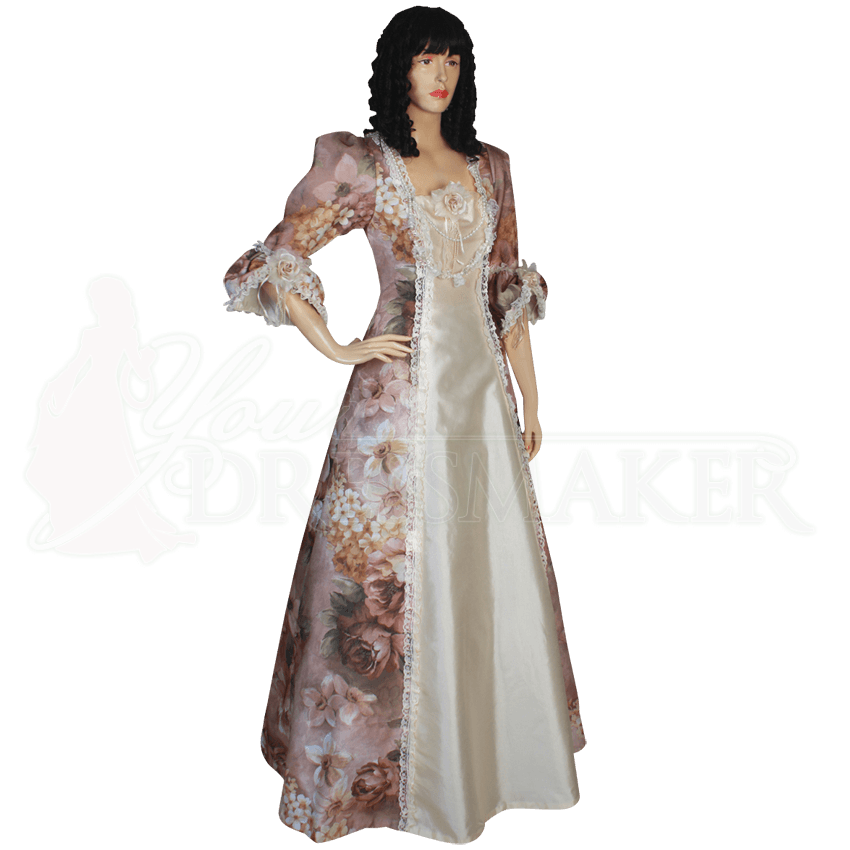 Spring Flower Renaissance Gown - MCI-448 by Medieval and Renaissance ...