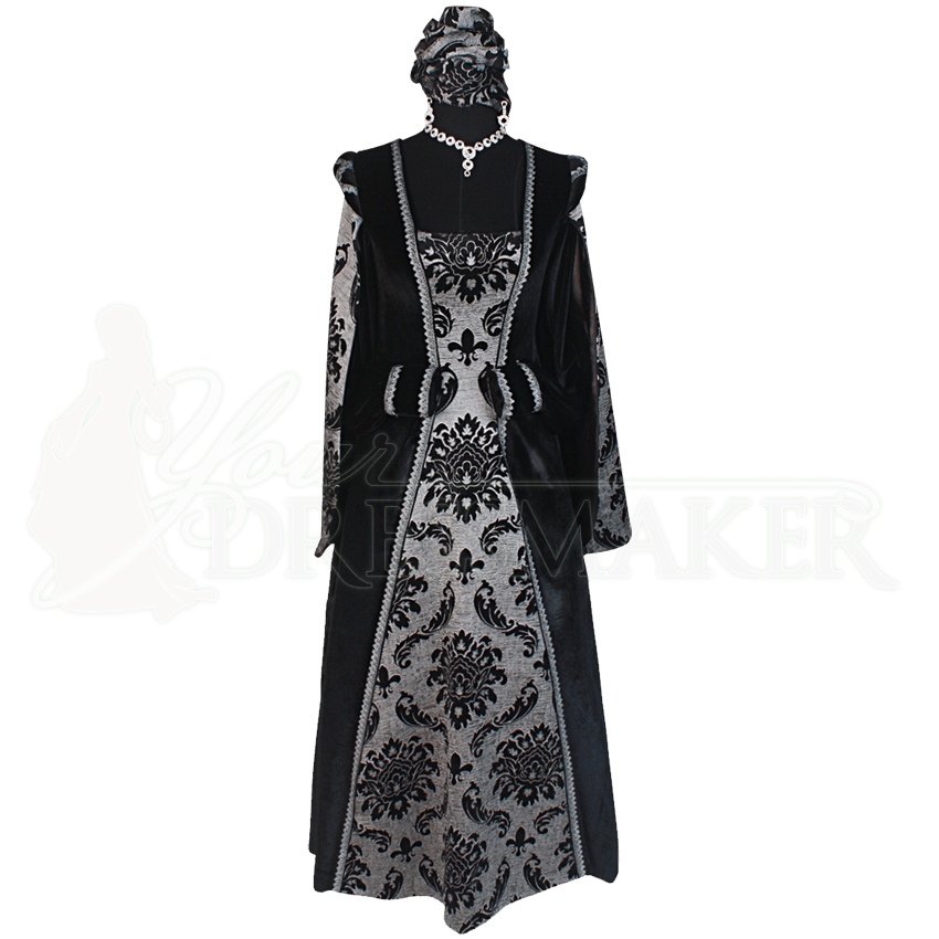 Royal Velvet and Brocade Renaissance Gown - MCI-450 by Medieval and ...
