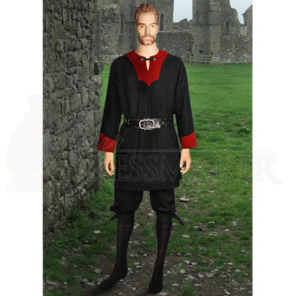 Medieval Tunic with Leather Trim - MCI-249 by Medieval and Renaissance ...