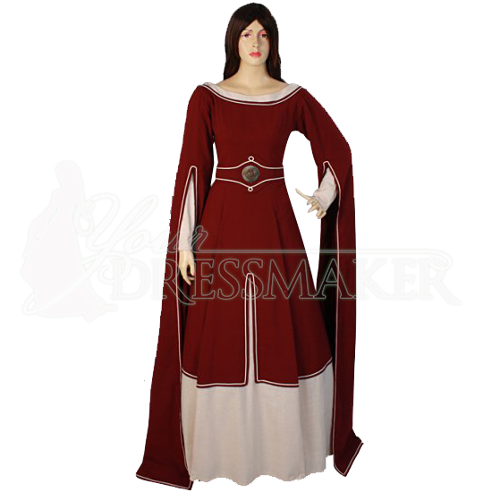 Draped Sleeve Medieval Dress - MCI-346 by Medieval and Renaissance ...