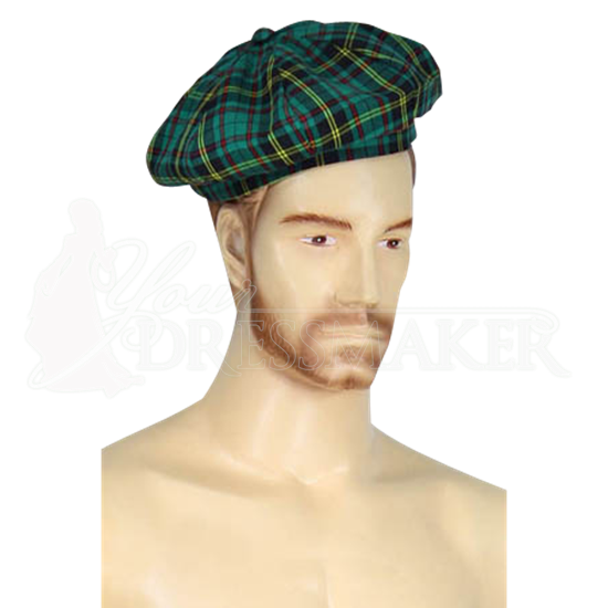 Scottish Tartan Cap - MCI-366 by Medieval and Renaissance Clothing ...