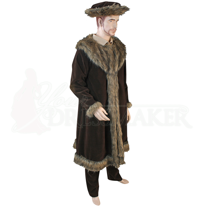 Woodsman Fur Trimmed Coat - MCI-410 by Medieval and Renaissance ...