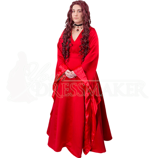 Red Priestess Dress - MCI-663 by Medieval and Renaissance Clothing ...