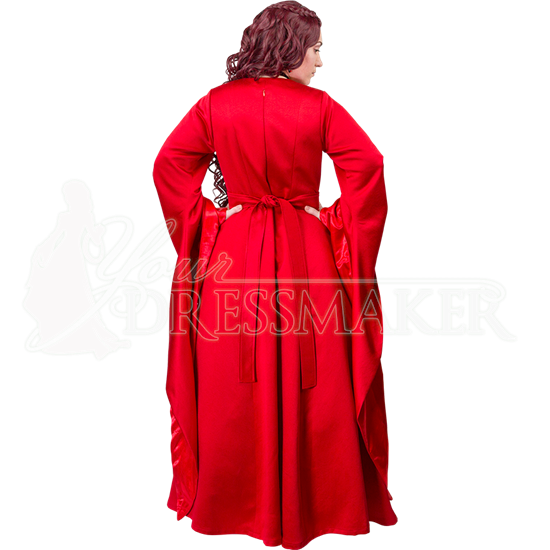 Red Priestess Dress - MCI-663 by Medieval and Renaissance Clothing ...