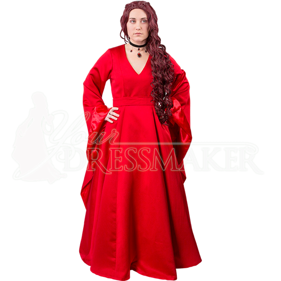 Red Priestess Dress - MCI-663 by Medieval and Renaissance Clothing ...