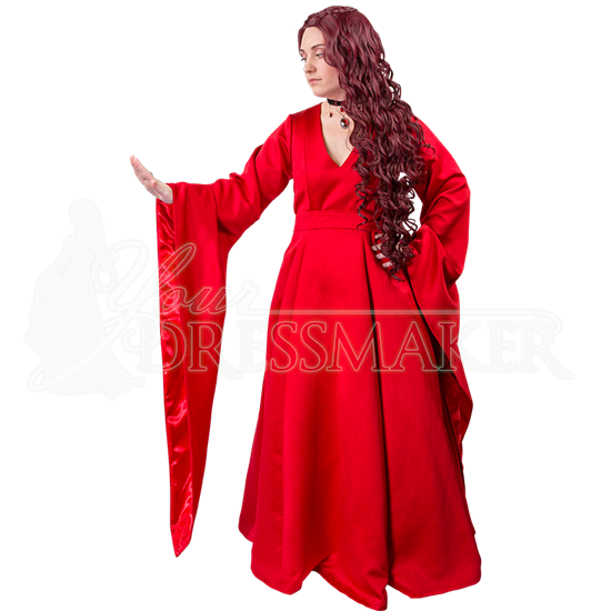 Red Priestess Dress - MCI-663 by Medieval and Renaissance Clothing ...