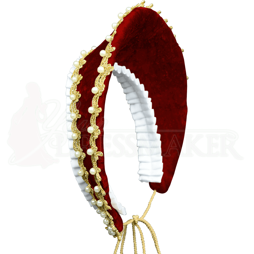 Ladies Crushed Velvet French Hood - MCI-555-1 by Medieval and ...