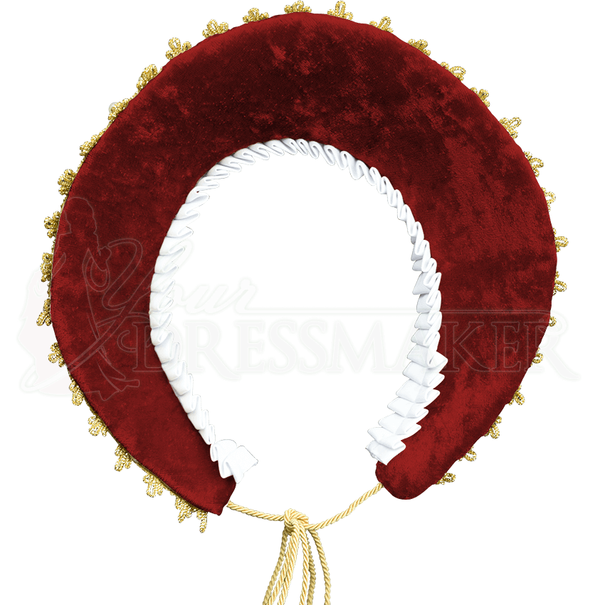 Ladies Crushed Velvet French Hood - MCI-555-1 by Medieval and ...