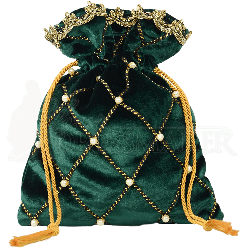 Noble Velvet Renaissance Pouch - MCI-556 by Medieval and Renaissance ...