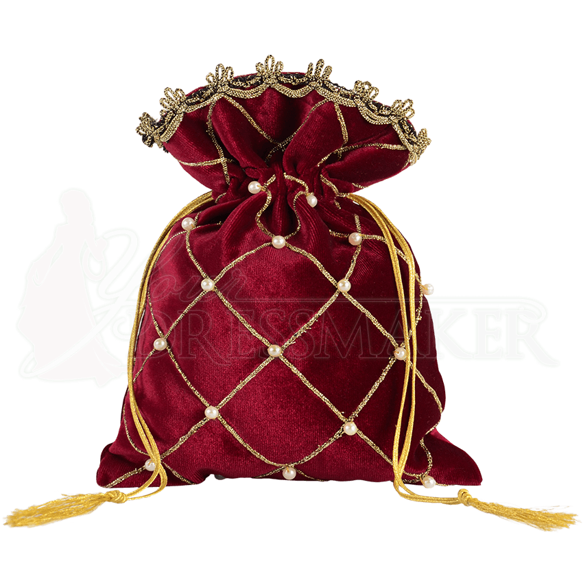 Noble Velvet Renaissance Pouch - MCI-556 by Medieval and Renaissance ...
