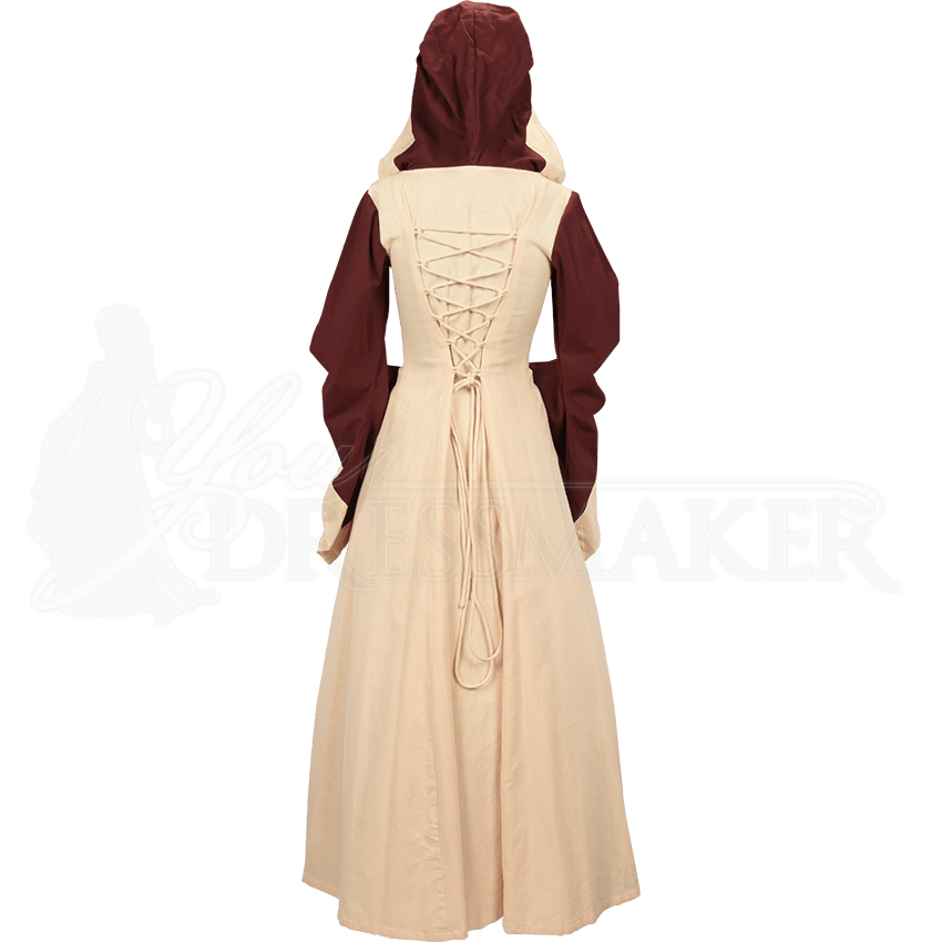 Ladies Hooded Medieval Dress - MCI-564 by Medieval and Renaissance ...