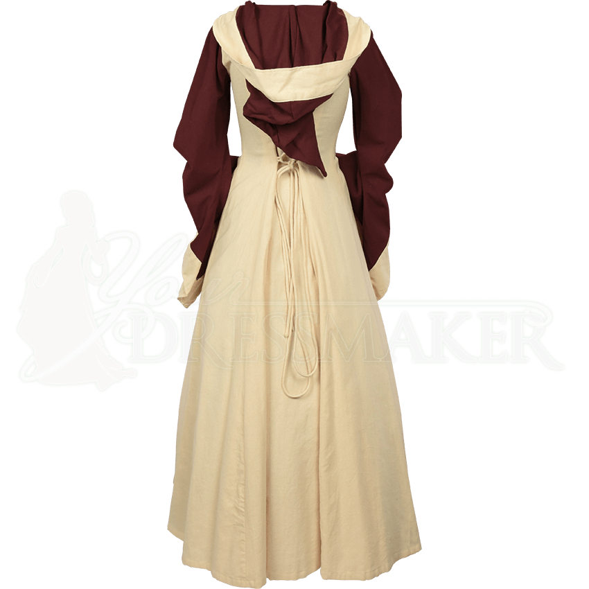 Ladies Hooded Medieval Dress - MCI-564 by Medieval and Renaissance ...