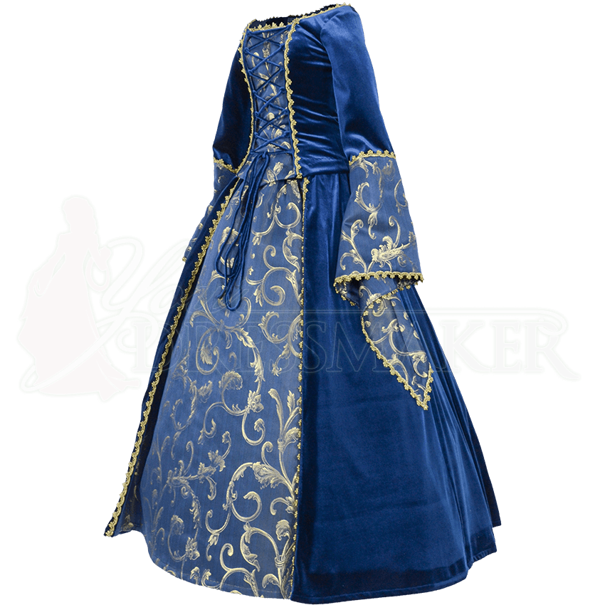 Graceful Royal Velvet Gown - MCI-588 by Medieval and Renaissance ...