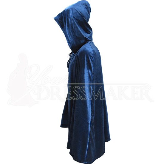 Short Velvet Cloak with Hood - MCI-611 by Medieval and Renaissance ...
