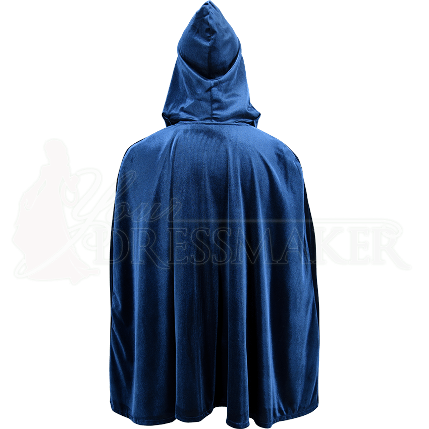 Short Velvet Cloak with Hood - MCI-611 by Medieval and Renaissance ...