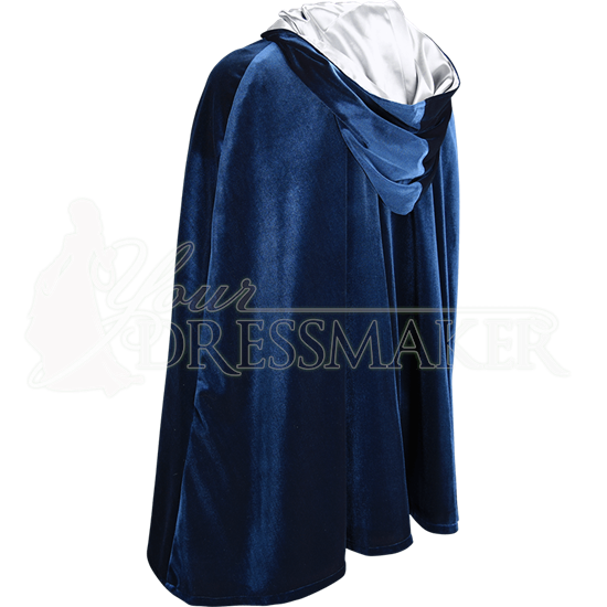 Short Velvet Cloak with Hood - MCI-611 by Medieval and Renaissance ...
