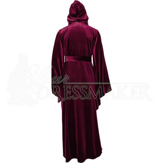 Hooded Velvet Robe - MCI-612 by Medieval and Renaissance Clothing ...