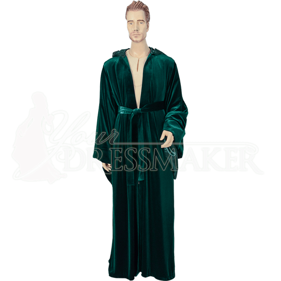 Hooded Velvet Robe - MCI-612 by Medieval and Renaissance Clothing ...