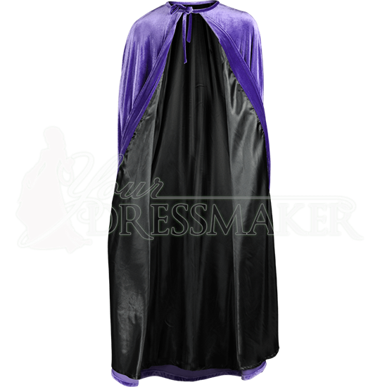 Long Velvet Cloak - MCI-614 by Medieval and Renaissance Clothing ...
