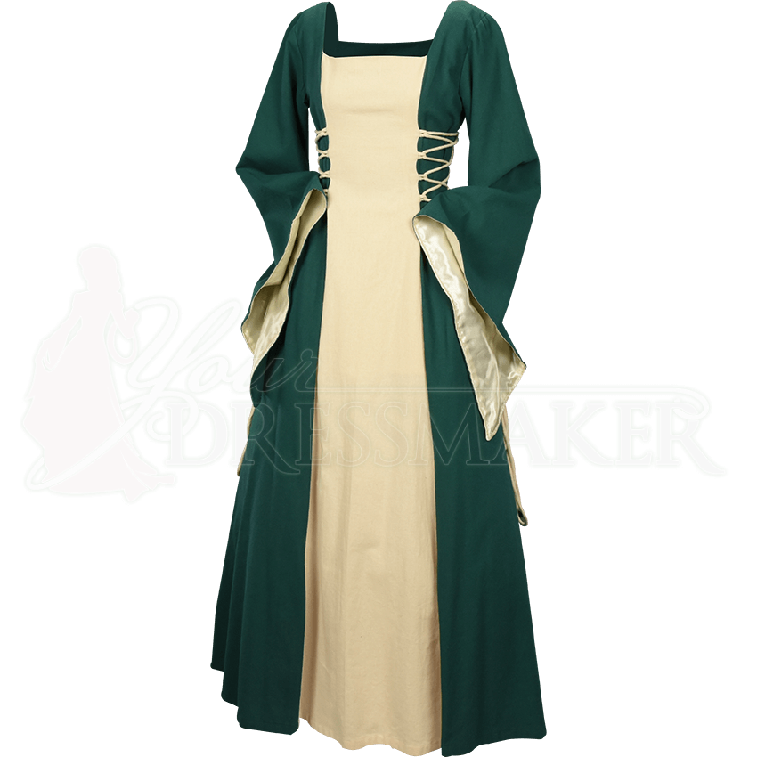Side Laced Medieval Maiden Dress - MCI-626 by Medieval and Renaissance ...