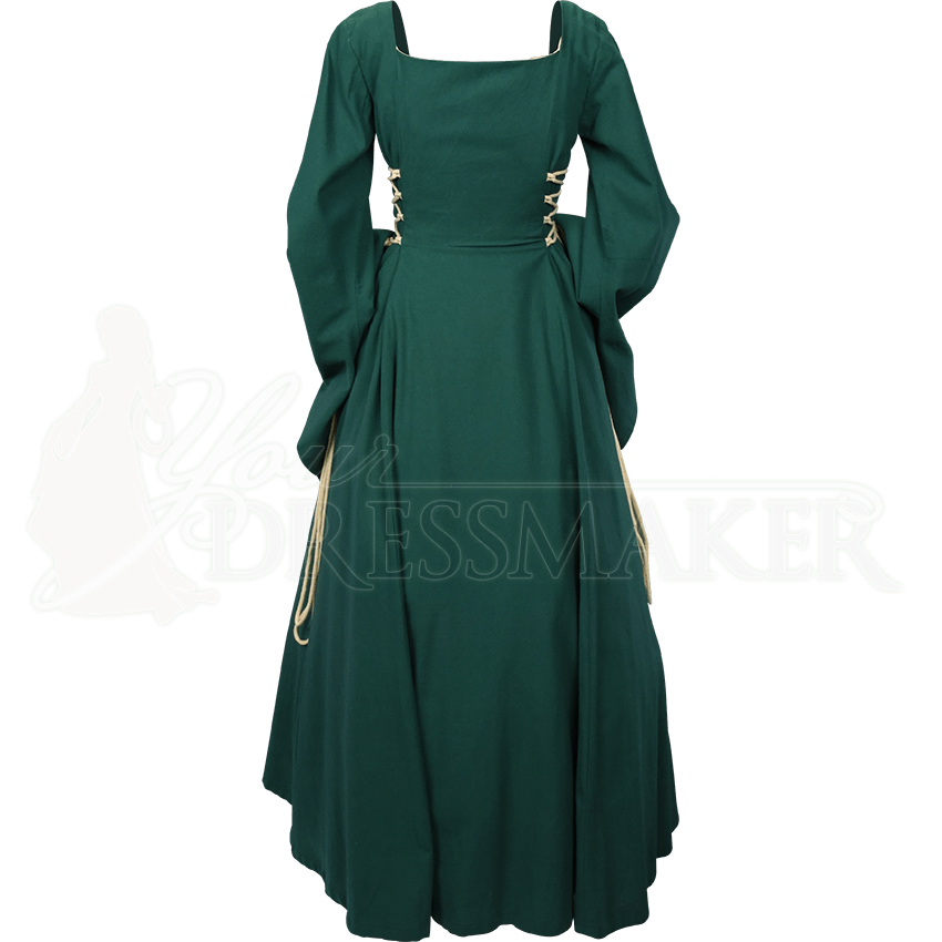 Side Laced Medieval Maiden Dress - MCI-626 by Medieval and Renaissance ...