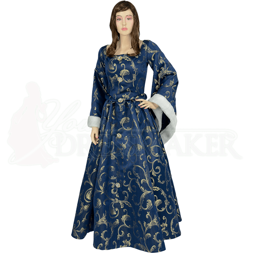 Royal Brocade Gown - MCI-630 by Medieval and Renaissance Clothing ...