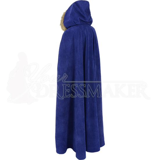 Fur Trimmed Cloak with Hood - MCI-313 by Medieval and Renaissance ...