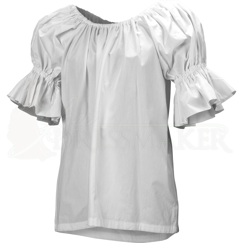 Ruffled Sleeve Chemise Top - MCI-548 by Medieval and Renaissance ...
