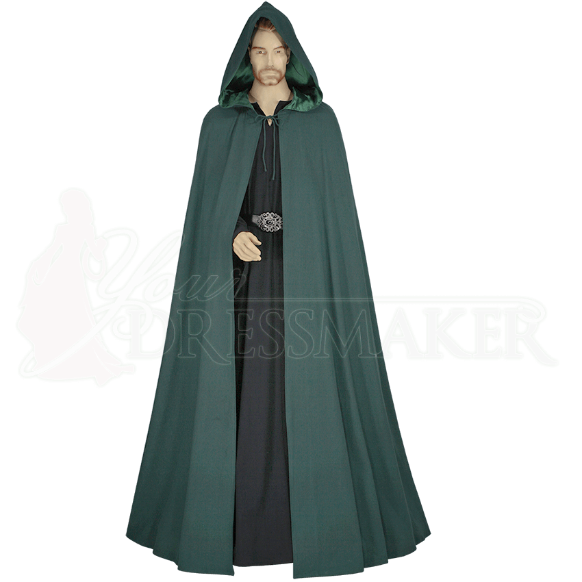 Medieval Hooded Cloak - MCI-175 by Medieval and Renaissance Clothing ...