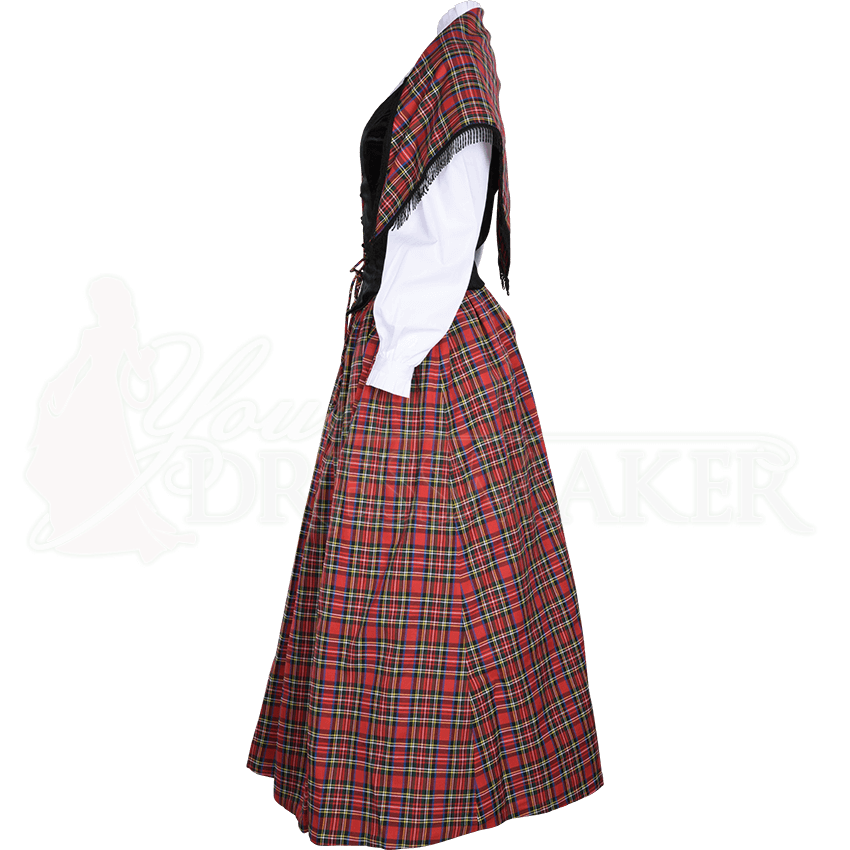 Scottish Lass Dress - MCI-119 by Medieval and Renaissance Clothing ...